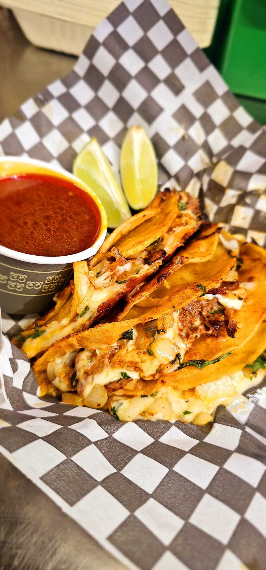 ORDER OF 3 BEEF BIRRIA TACOS & BROTH | Rico Taco Mexican Street Eats